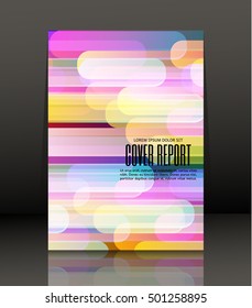Template Design Cover Banner A4 Size Stock Vector (Royalty Free ...