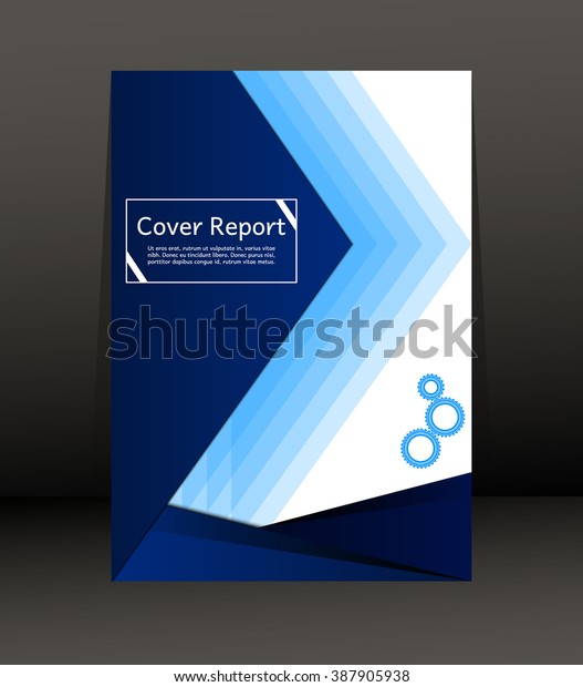 Template Design Cover Banner A4 Size Stock Vector (Royalty Free) 387905938