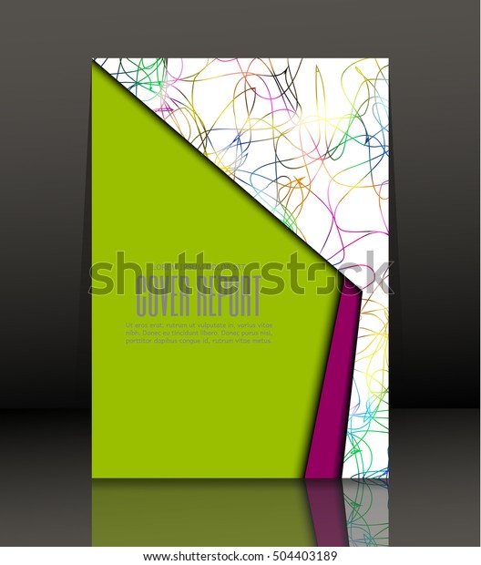Template Design Cover Banner A4 Size Stock Vector (Royalty Free) 504403189