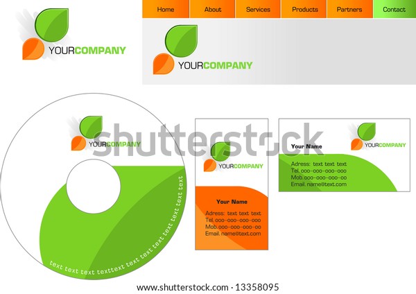 Template Design Logo Letterhead Banner Header Stock Vector (Royalty ...