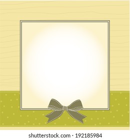 Template Frame Design Greeting Card Vector Stock Vector (Royalty Free ...