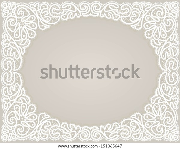 Template Frame Design Greeting Card Stock Vector (Royalty Free ...