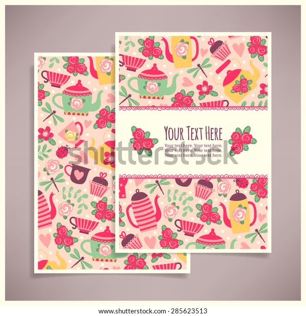3,335 Tea Party Border Images, Stock Photos & Vectors | Shutterstock