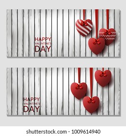 Template Horizontal Gift Card Design Red Stock Vector (Royalty Free ...