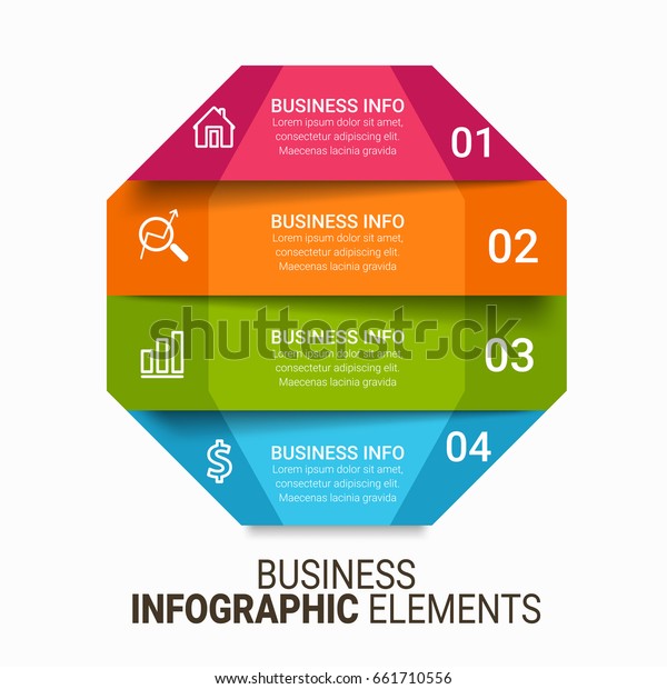 Template Infographic Diagram Stock Vector (Royalty Free) 661710556 ...