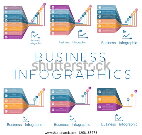 Template Infographic Lines Lines Prospect 345678 Stock Vector (Royalty ...