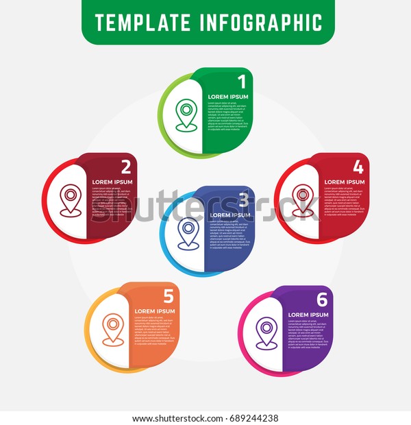 Template Infographic Simple Elegant Infographics Stock Stock Vector ...