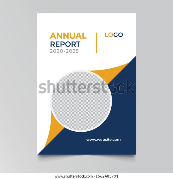 Template Layout Design Cover Page Company Stock Vector (Royalty Free ...