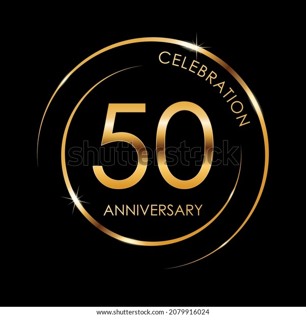 Template Logo 50th Anniversary Logo Vector Stock Vector (Royalty Free ...