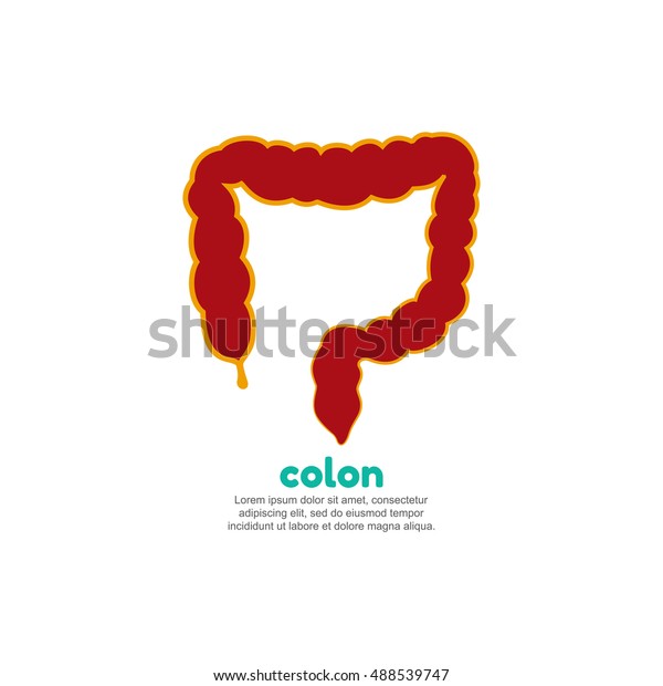 Template Logo Colon Stock Vector (Royalty Free) 488539747 | Shutterstock