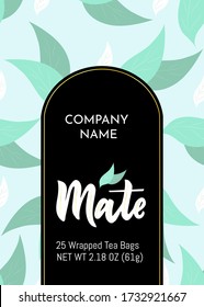 239 Mate Tea Logo Designs Images, Stock Photos & Vectors | Shutterstock
