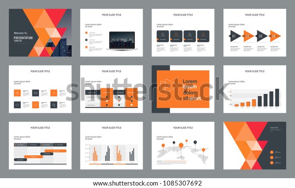 Template Presentation Design Page Layout Design 스톡 벡터(로열티 프리) 1085307692