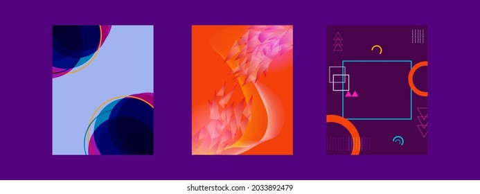 Template Set Book Wave Banner Vector Stock Vector (Royalty Free ...