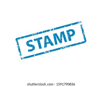 Template Sign Sticker Empty Stamp Vector Stock Vector (Royalty Free ...