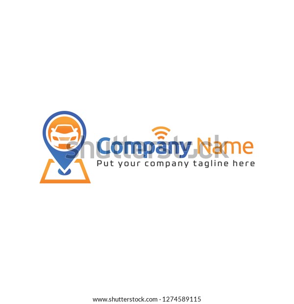 Template Signal Tracking Car Logo Design Stock Vector (Royalty Free ...
