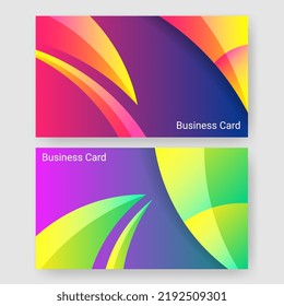 Templates Background Name Card 3d Design Stock Vector (Royalty Free ...