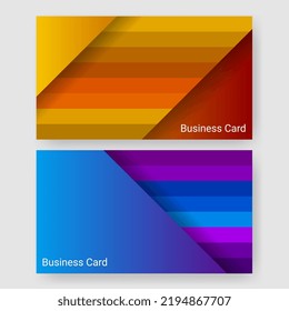 Templates Background Name Card Stripe Pattern Stock Vector (Royalty ...
