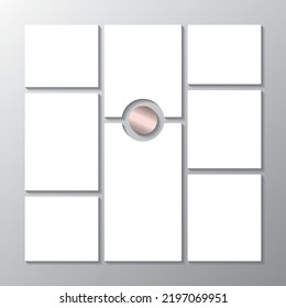 8,974 Eight Frames Mockup Images, Stock Photos & Vectors | Shutterstock