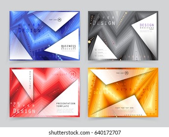 Vektor Stok Templates Cover Design (Tanpa Royalti) 640172416 | Shutterstock