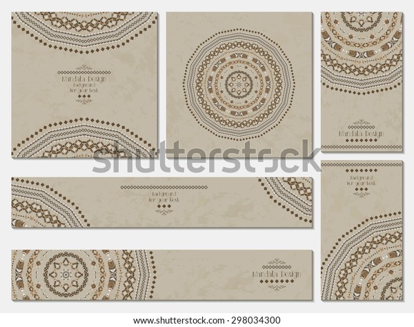 Templates Design Tribal Pattern Horizontal Vertical: เวกเตอร์สต็อก ...