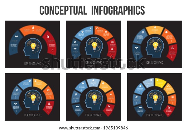 Templates Infographics Positions Text Area Possible Stock Vector ...