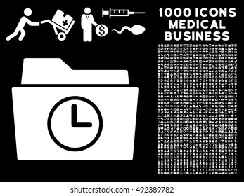 Temporary Folder Icon 1000 Medical Commerce Stock Vector (Royalty Free ...