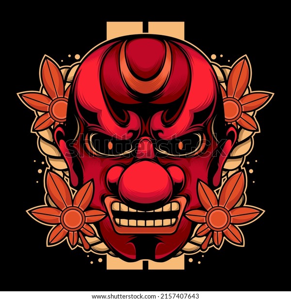 Tengu Mask Logo Vector Vector Eps Stock Vector (Royalty Free ...