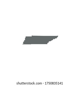 Tennessee Map Logo Icon Design Stock Vector (Royalty Free) 1750835141 ...