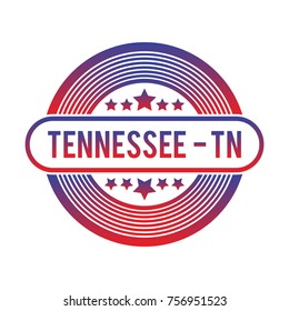 Tennessee Tn Vector Badge Stock Vector (Royalty Free) 756951523 ...