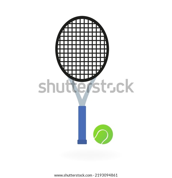 Tennis Racket Ball Vector Illustration Stock Vector (Royalty Free ...