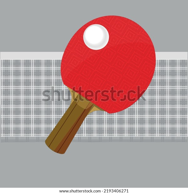 Tennis Racket Ping Pong Grid Stock Vector (Royalty Free) 2193406271 ...