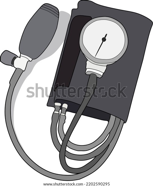 Tensimeter On White Background Vector Illustration Stock Vector ...