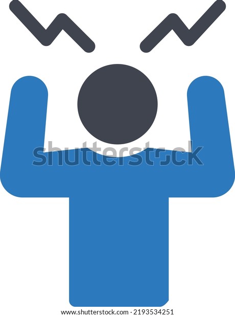 Stock vektor „Tension Vector Illustration On Transparent ...