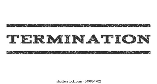 Termination Watermark Stamp Text Tag Between Stock Vector (Royalty Free ...