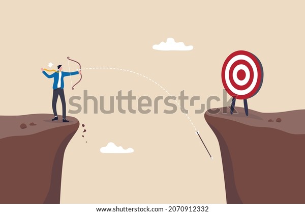 Terribly Missed Target Failure Mistake Fail Stock Vector (Royalty Free ...