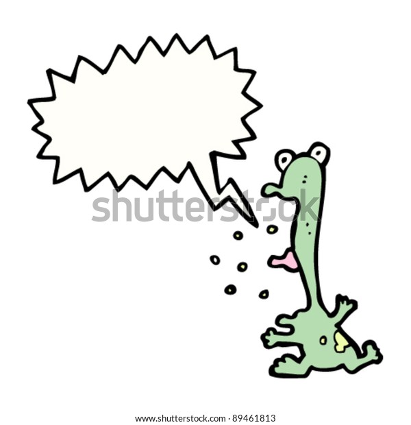 Terrified Frog Cartoon Stock Vector (Royalty Free) 89461813 | Shutterstock