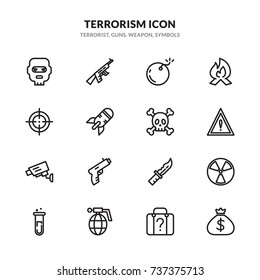 4,606 Terrorism line icon Images, Stock Photos & Vectors | Shutterstock