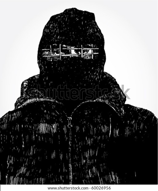 Terrorist Hand Drawn Sketch Stock Vector (Royalty Free) 60026956