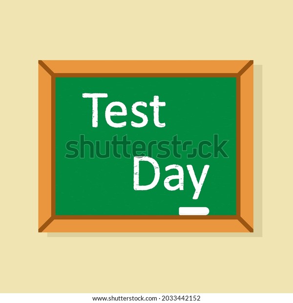 Test Day Illustration Clipart Image Stock Vector (Royalty Free ...
