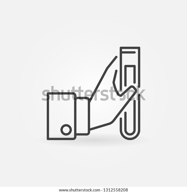 Test Tube Hand Vector Icon Design Stock Vector (Royalty Free ...