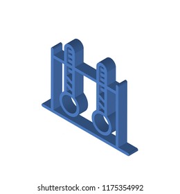 Test Tube Isometric Left Top View Stock Vector (Royalty Free ...