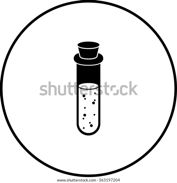Test Tube Stopper Stock Vector (Royalty Free) 363197204