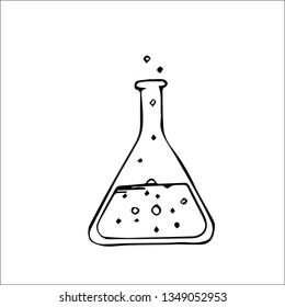 Test Tube Vector Sketch Stock Vector (Royalty Free) 1349052953 ...