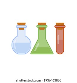 Test Tubes Different Colors Sizes Vector: เวกเตอร์สต็อก (ปลอดค่า ...
