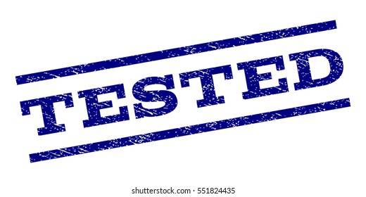 Tested Watermark Stamp Text Tag Between Stock Vector (Royalty Free ...