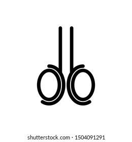 Testicles Line Icon Sign Testicles Symbol Stock Vector (Royalty Free ...