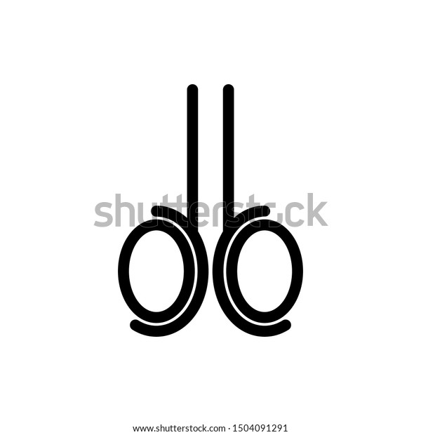 Testicles Line Icon Sign Testicles Symbol Stock Vector (Royalty Free ...