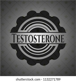 Testosterone Retro Style Black Emblem Stock Vector (Royalty Free ...