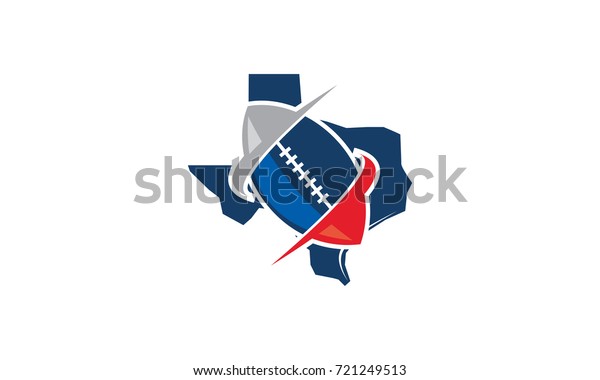 Texas Football Stock Vector (Royalty Free) 721249513