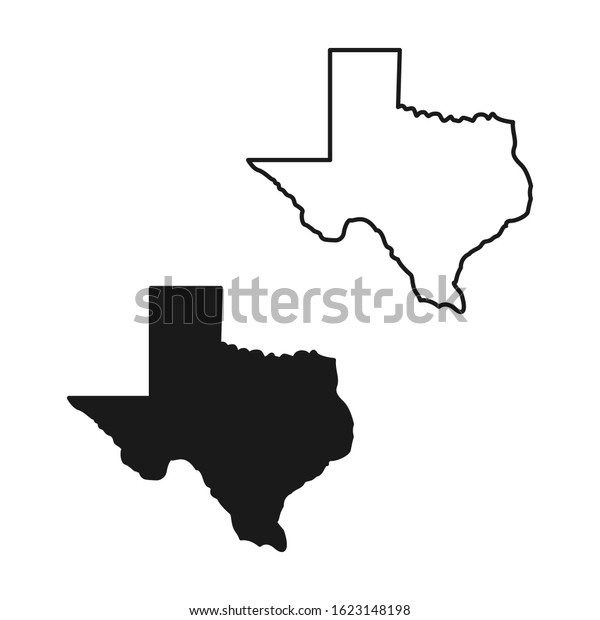 Texas Icons Graphic Template Vector Background Stock Vector (Royalty ...
